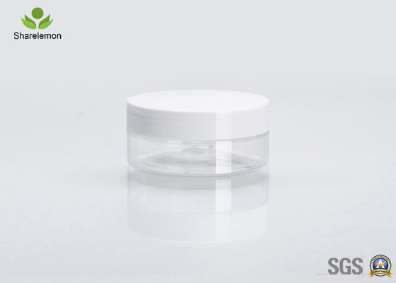 100ml Capacity Plastic Cream Jars with Aluminum Lids for Face Cream