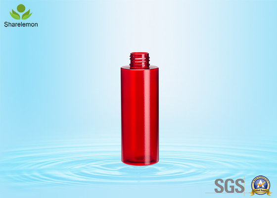 150ml Red Plastic Cosmetic Bottles with Pump Sprayer for Makeup
