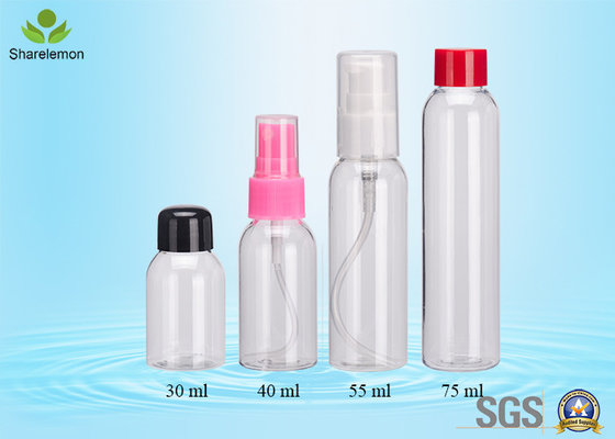 55ml Transparent Plastic Fine Mist Spray Bottles for Skin Toner