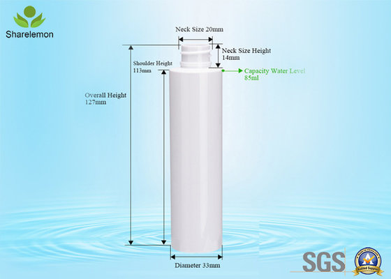 85ml Transparent Plastic Fine Mist Spray Bottle for Portable Cosmetic Packaging