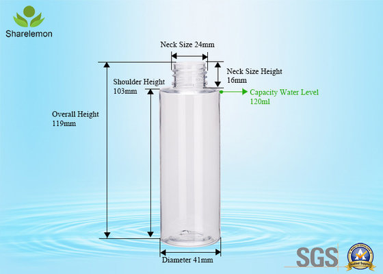 120ML Plat Shoulder Fine Mist Plastic Trigger Spray Bottles with Atomizer
