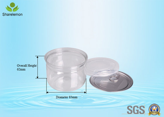 290ml Clear Plastic Jars Cosmetics Container Jars for Packaging