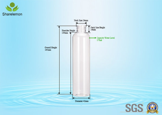 170ml Custom Empty Plastic Cosmetic Bottles, Plastic Squeeze Bottles