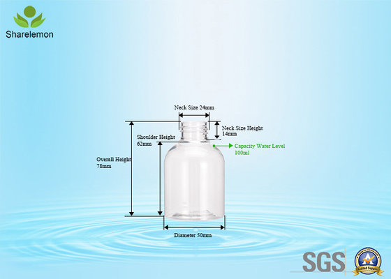 100ml Round Shaped Plastic Spray Bottle For Floral Water Custom Color