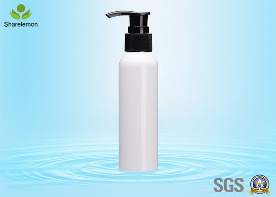 125ml White Plastic Bottles Plastic Cosmetic Bottles with Pump Sprayer
