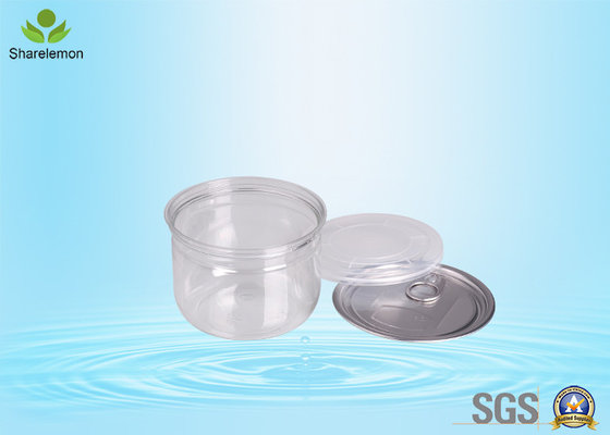 290ml Food Grade Plastic Storage Jars with Pop Top Lids for Dry Food Packing