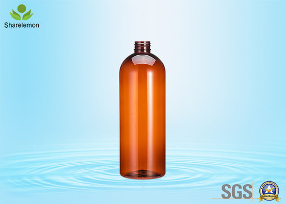 750ml de amber Kosmetische Fles van de Lotion Plastic Pomp voor Huishoudenshampoo