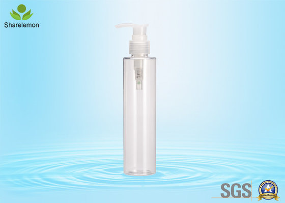 Custom Made 200ml Clear Empty PET Plastic Bottle for Cosmetic Package