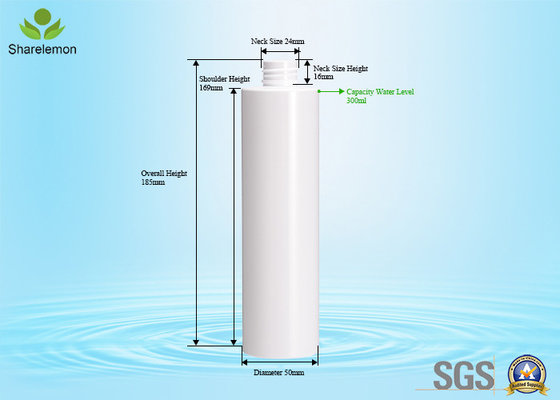 PET Plastic Empty Cream Bottles 300ml with Pump for Body Care Cream Packing