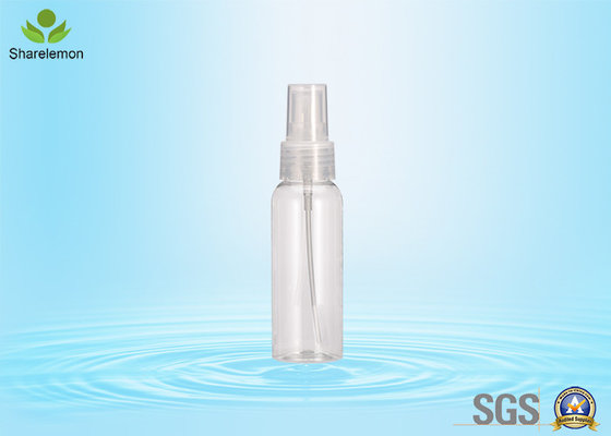 70ml Transparent Plastic Empty Cosmetic Bottles with Screw Cap or Mist Sprayer