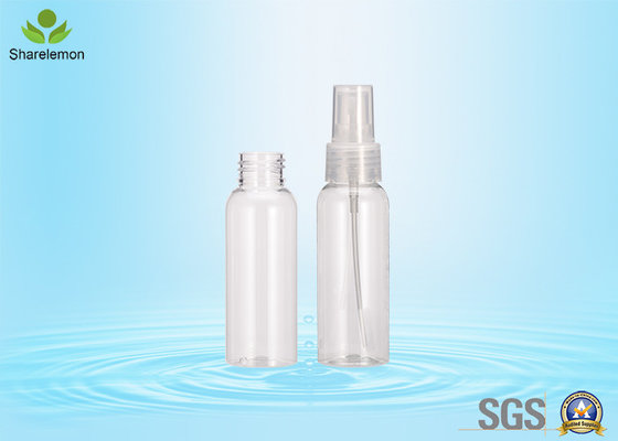 70ml Transparent Plastic Empty Cosmetic Bottles with Screw Cap or Mist Sprayer