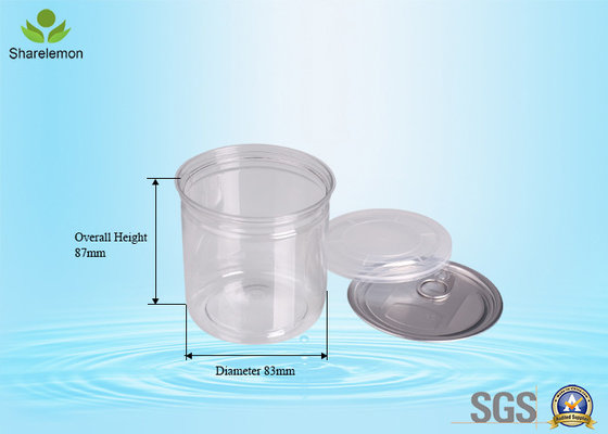 420ml Cylinder Bottles Plastic Food Jars 25g for Tea Packaging