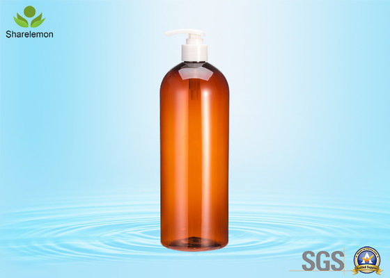 1000ml Amber New Arrival High Fashion Cylinder Plastic Huge Bottle