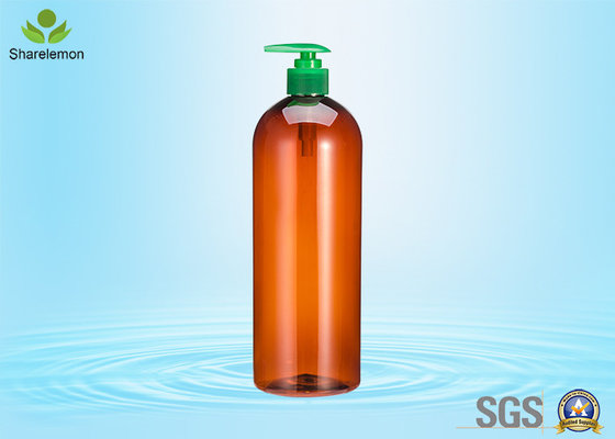 1000ml Amber New Arrival High Fashion Cylinder Plastic Huge Bottle