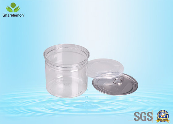 370ml Food Grade Airtight Canister Clear Plastic Jar for Storage Packaging