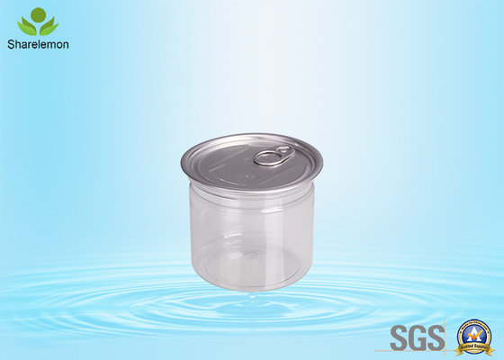 370ml Food Grade Airtight Canister Clear Plastic Jar for Storage Packaging