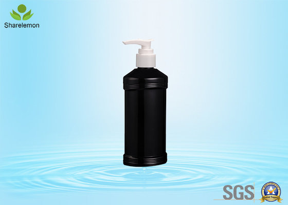 Black Plastic Bottle Plastic Cosmetic Bottle with Pump for Body Wash 230ml