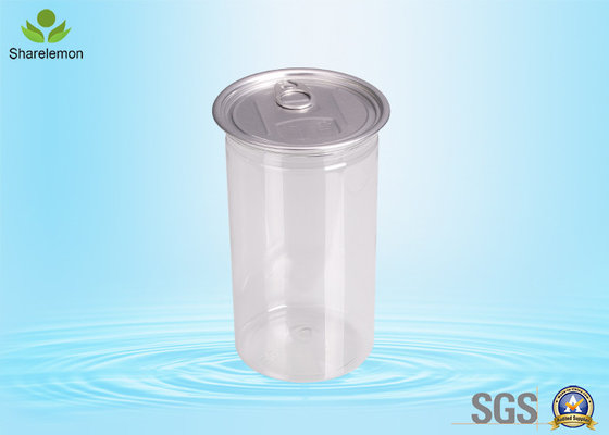 720ml Transparent Plastic Food Jars with Lid for Dry Food Packing
