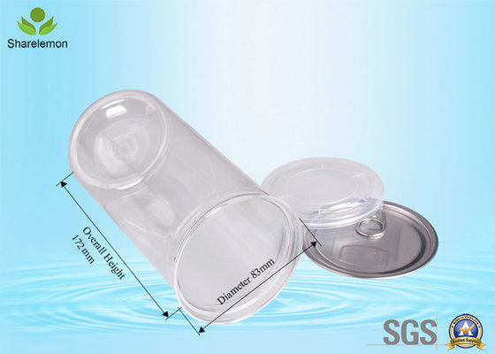 860ml Clear Plastic Jar Plastic Storage Container with Lids for Food Packing
