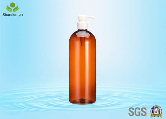 750ml Plastic Cylinder Bottles with Pump for Shampoo Pet Plastic Bottle