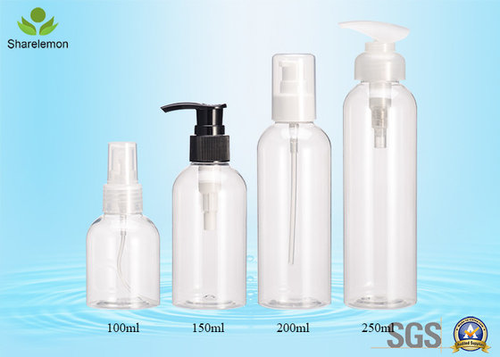 250ml Empty Cylinder Bottles Plastic Empty Cosmetic Bottles Cream Packaging