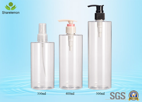 330ml PET Lotion Bottle With Pump Raw Material Shower Gel Bottle
