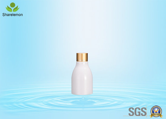 120ML White PET Cosmetic Bottles , Plastic Olive Oil Bottle with Cap