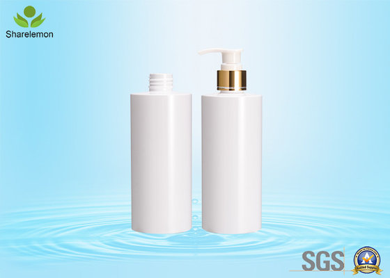 Fashionable Pet Plastic Baby Shampoo Pump Bottles 300ml White Bottle