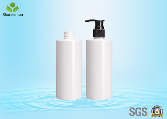 Fashionable Pet Plastic Baby Shampoo Pump Bottles 300ml White Bottle
