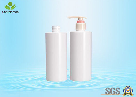 Fashionable Pet Plastic Baby Shampoo Pump Bottles 300ml White Bottle