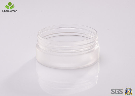 50ml Plastic Jars for Face Cream Packaging with Aluminum Sliver Caps
