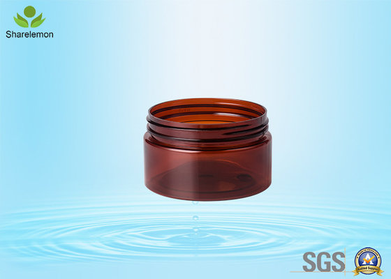 100ml  Pet Plastic Cream Jars With Screw Cap For Cosmetic Packaging