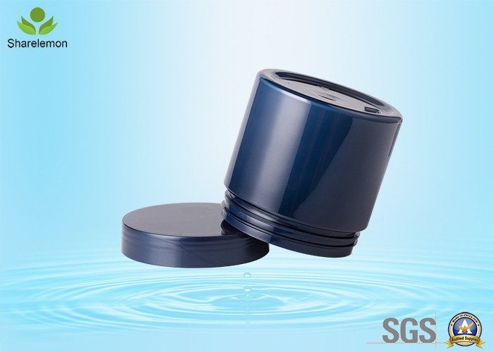 200ML PET Cosmetic Dark Blue Plastic Cream Jar for Hair Care Packaging