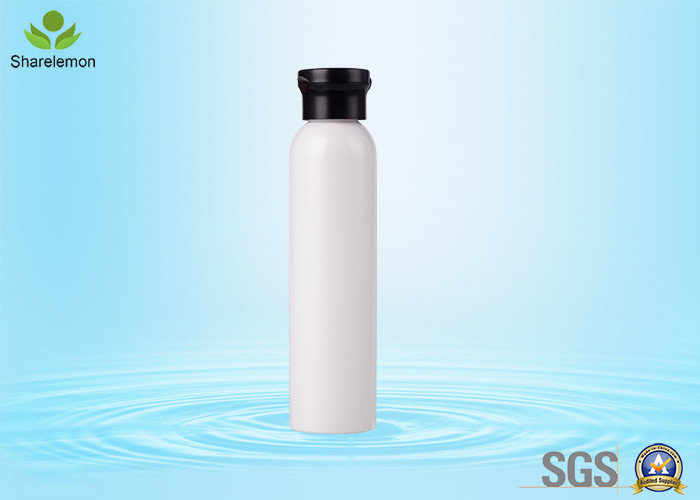 White 80ml Plastic Round Bottle with Flip Top Cap for Face Cream