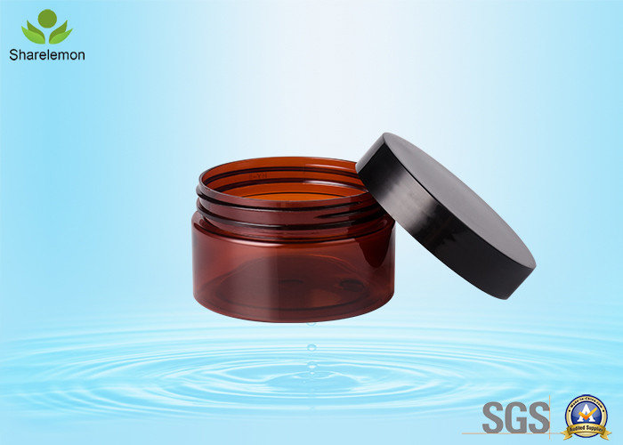 Plastic Cream Jar, Plastic Container with Screw Cap for Hair Conditioner 100ml