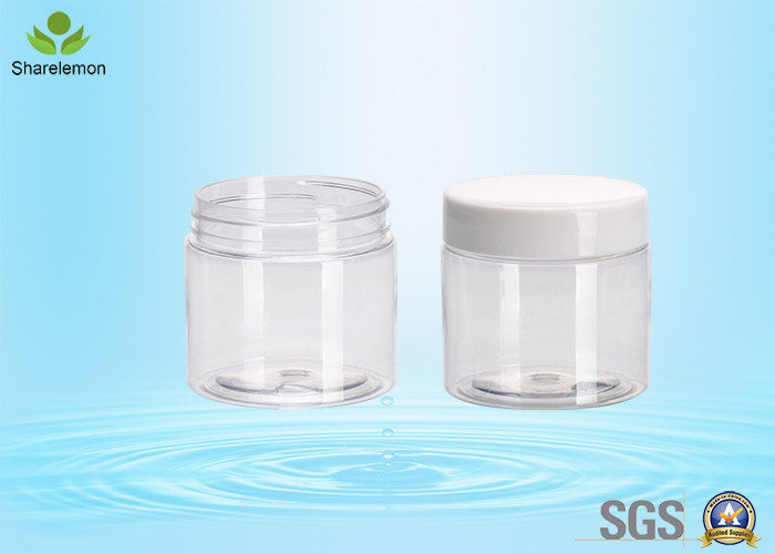 Transparent PET Cosmetic Container / Plastic Cream Jar for CC Cream Packing 100ml