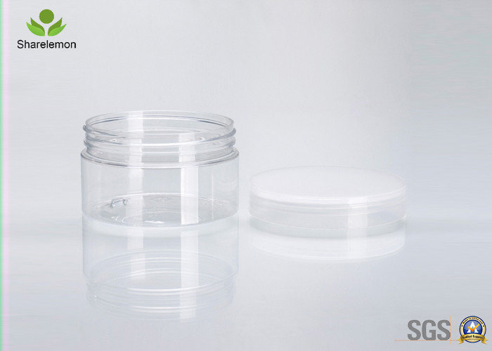 Round Empty 200ML Cream Plastic Jar,Clear Plastic Cream Jar,Cosmetic Plastic Jar