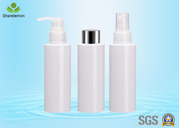 120ML Custom Cosmetic Package Plastic Fine Mist Spray Bottles With Top Pump Cap