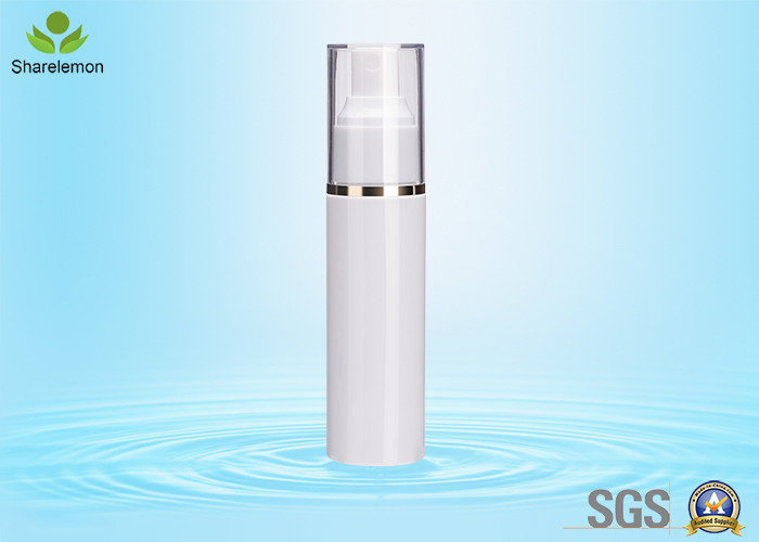 65ml Empty Plastic Cosmetic Bottles for Cream White Colored Packaging