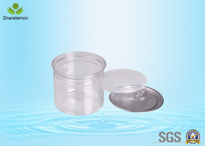 370ml Food Grade Airtight Canister Clear Plastic Jar for Storage Packaging