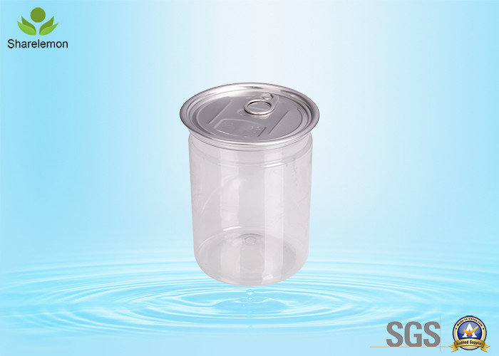 570ml Clear Large Plastic Food Containers Plastic Jar with Lids for Food Packing
