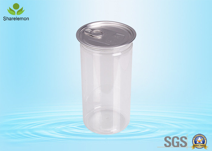 860ml Clear Plastic Jar Plastic Storage Container with Lids for Food Packing