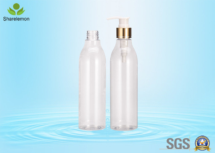 300ml Transparent Color Cosmetic PET Plastic Bottles for Face Cream