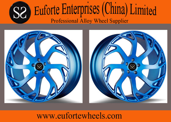 SS wheels - Forged Wheels 18"  19"  20"  21"  And 22"  1 PC Blue Color