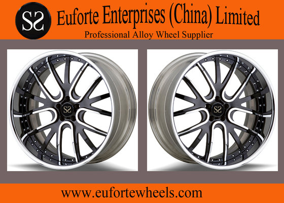 SS wheels Black Milling Windows Forged Auto Wheels 57 . 1 - 108 CB