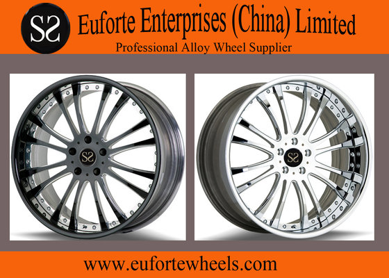 Susha wheels 2PC Chrome Forged Monoblock Wheels Forged Alloy Wheels 0 - 75mm ET
