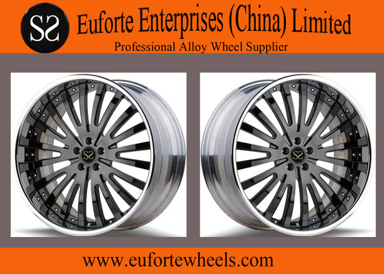 Susha Wheels - Gloss Black Forged Concave Wheels SAEJ2530 VIA Big Brake Kit