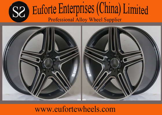 18 X 8 . 5 Gun Metal Machine Face Mercedes Benz Wheel For SL 63