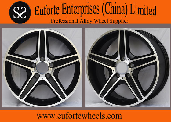 Black Machine Face Mercedes Amg Rims GLK300 Wheels For Mercedes Benz