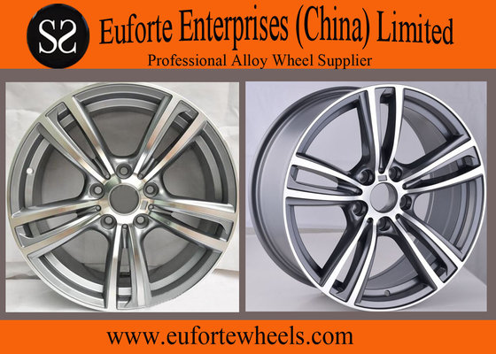 17 " and 18 " replica gun metal machine face aluminum alloy wheels for 330i